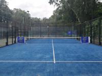 China Customizable Color Artificial Grass Padel Tennis Courts Lawn With Visible Court Lines And Standards for sale