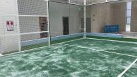 China Padel Tennis Courts Designed With Synthetic Grass Surface And LED Lighting And Fence for sale