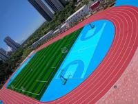 China High Friction IAAF Running Track For Cement Concrete Or Bituminous Concrete With Drainage And UV Resistant for sale