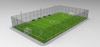 China 8000-15000 Dtex Stem Shape Artificial Football Turf With PP Net SBR Backing for sale
