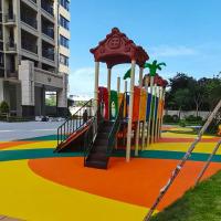 China Colorful EPDM Rubber Track Flooring Easy Installation Excellent Abrasion Slip Resistance for sale
