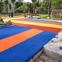 China Colorful EPDM Rubber Track Flooring Easy Installation Excellent Abrasion Slip Resistance for sale