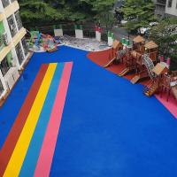 China Customized Thickness EPDM Rubber Running Track Weather And UV Resistant Easy Installation Various Colors Available for sale