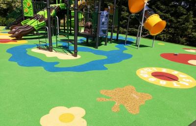 China Customizable EPDM Track Surface Excellent Shock Absorption Abrasion Slip Resistance for sale