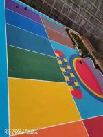 China Synthetic Rubber Running Track Easy Installation Excellent Slip Resistance UV Resistance for sale