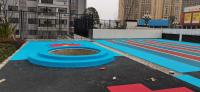 China Synthetic Rubber Running Track Easy Installation Excellent Slip Resistance UV Resistance for sale
