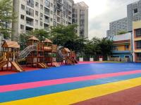 China Customizable All Weather EPDM Rubber Running Track With Excellent Slip Resistance And UV Resistance for sale
