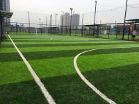 China Stem Shape Weaving Technique Artificial Grass with Effective Drainage System for sale