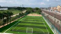 China Durable Artificial Grass Mats Synthetic Turf 50mm Pile Height Effective Drainage System for sale