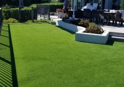 China 1.57 Pile Height UV Resistant Artificial Turf For Home Landscaping 100% Drainage Capacity for sale