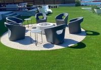 China 18900 Density UV Resistant Outdoor Artificial Grass With 8 Years Service Life for sale
