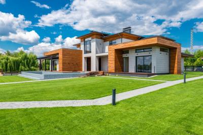 China Landscaping With PE And PP Density Tufted 40mm Natural Color Artificial Turf for sale