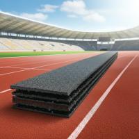 China 13mm Friction IAAF Standard All Weather Polyurethane Running Track for sale