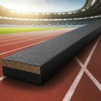 China 13mm Friction IAAF Standard All Weather Polyurethane Running Track for sale