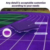 China 13mm Thickness Prefabricated Running Track with Excellent Weather Resistance for sale