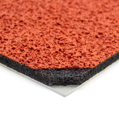 China IAAF Approved Durable Weather Resistant 13-25 mm Breathable Rubber Running Track for Club and Training Athletic Fields for sale