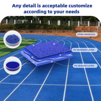 China Customizable Full-PU Running Track Surface - World Athletics Approved with Complete Installation for sale