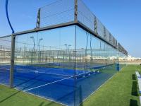 China Professional Padel Court Facilities High-Strength Fencing Rustproof Metal Frames Safety Glass Energy-Saving Lights Wear-Resistant Turf Set for sale