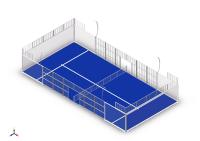 China International Padel Court Supplier Bulk Export Of Fencing Frames Glass And Other Facilities OEM/ODM for sale