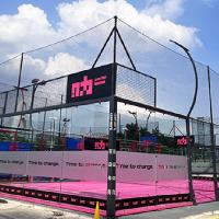 China Professional Portable Frame Padel Court Easy Assembly Quality Assurance for sale