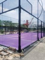 China International Standard Padel Court Portable Frame Aluminum Alloy DIY-friendly High-performance Commercial Acrylic Surface Padel Court For Schools Shock-absorbing Top-grade Panoramic for sale