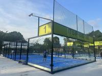 China International Standard Padel Court Portable Frame Aluminum Alloy DIY-friendly High-performance Commercial Acrylic Surface Padel Court For Schools Shock-absorbing Top-grade Panoramic for sale