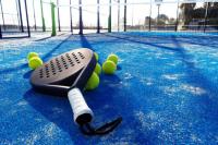 China Customizable Padel Tennis Court with Tempered Glass & Artificial Turf | Your Brand, Your Court for sale