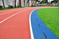 China Professional IAAF Certified 13mm Prefabricated Rubber Running Track - No Pour System with Installation Service for sale