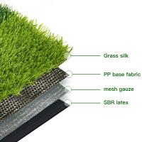 China High Rebound Durable Artificial Grass with 50mm Pile Height and 10 Years Lifetime for Football Pitches for sale