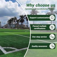 China UV-Resistant Artificial Turf with 50 mm Pile Height Child Safe and Easy Installation for Youth Training Centers for sale