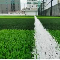 China Realistic Looking Artificial Soccer Grass with 10 Years Life Time and 12600 Density for Professional Soccer Pitch for sale