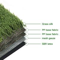 China Customizable 40-60mm Artificial Grass with 8 Years Lifespan and 3/8 Inch Gauge for Sports Fields for sale