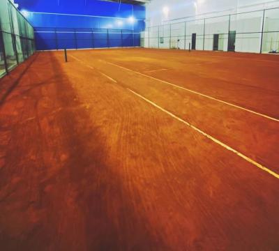 China Premium Synthetic Red Clay Tennis Court Base Providing Durable Foundation Low-Maintenance Upkeep and Injury-Preventive Cushioning for Elite Athletes for sale