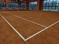 China Authentic Red Clay Tennis Court with Brick Dust Finish Enhanced Slide Capabilities and ITF Standards for Strategic Training Sessions in Luxury Residential or Commercial Settings for sale