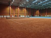 China Authentic Red Clay Tennis Court with Brick Dust Finish Enhanced Slide Capabilities and ITF Standards for Strategic Training Sessions in Luxury Residential or Commercial Settings for sale