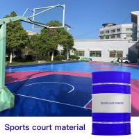 China Long Lifespan Hard Acrylic Court Flooring Outdoor Basketball Surface Anti UV Weatherproof Sports Coating Factory for sale