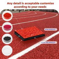 China All Weather Permeable Running Track Fast Drying No Puddles Stormwater Management System for sale