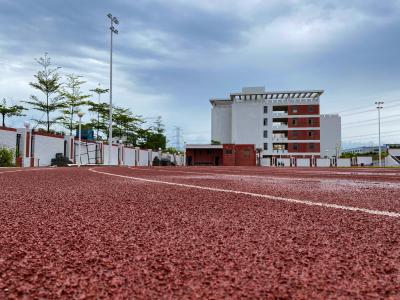 China UV Resistant Porous Synthetic Running Track Fade Proof Sun Protection High Density EPDM for sale