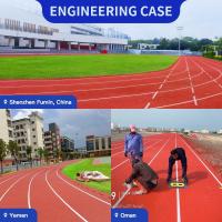 China Waterproof & Anti-Aging Full Plastic Running Track Formulations for sale