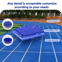 China Premium Full Polyurethane Running Track Manufacturer & Supplier for sale
