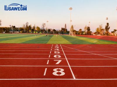 China Zero Deformation: Premium Full Polyurethane Athletic Flooring for sale