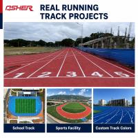 China Rubber Running Track Installation Services With Custom Hybrid Surface Materials Project Design Support And Construction Guidance For Schools And Stadiums for sale