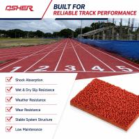 China Athletic Track Construction Services For Municipal Sports Projects for sale