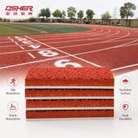 China Seamless Hybrid Running Track Surface Installation Solution for sale