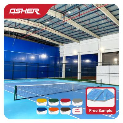 China Acrylic Tennis Court Surface Hard Sports Surface Material for Outdoor Tennis Construction and Resurfacing Projects for sale