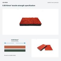 China 0.88 N/mm2 Tensile Strength Running Track Oval For Athletic Fields for sale