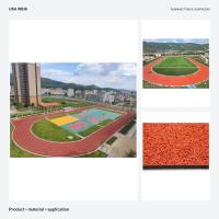 China 0.88 N/mm2 Tensile Strength Running Track Oval For Athletic Fields for sale