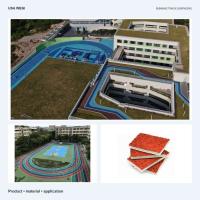 China Customized Thickness EPDM Rubber Running Track Weather And UV Resistant Easy Installation Various Colors Available for sale