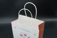 China OEM Kraft Paper Shopping Bags biodegradable Paper Kraft Bags With Handles for sale