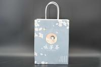 China Recyclable Bulk Kraft Paper Bags Flexo Printing Tear Resistant for sale